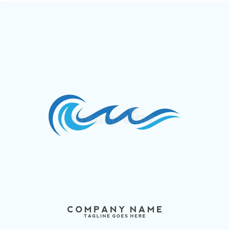 Water wave Logo Template stock vector. Illustration of creative - 161453970