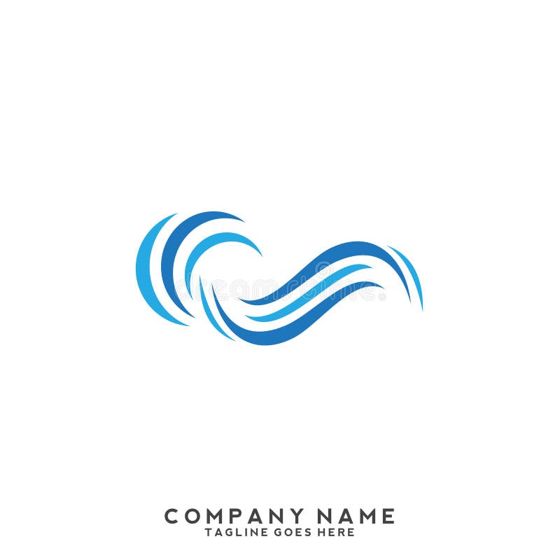Water wave Logo Template stock vector. Illustration of ornate - 161455303