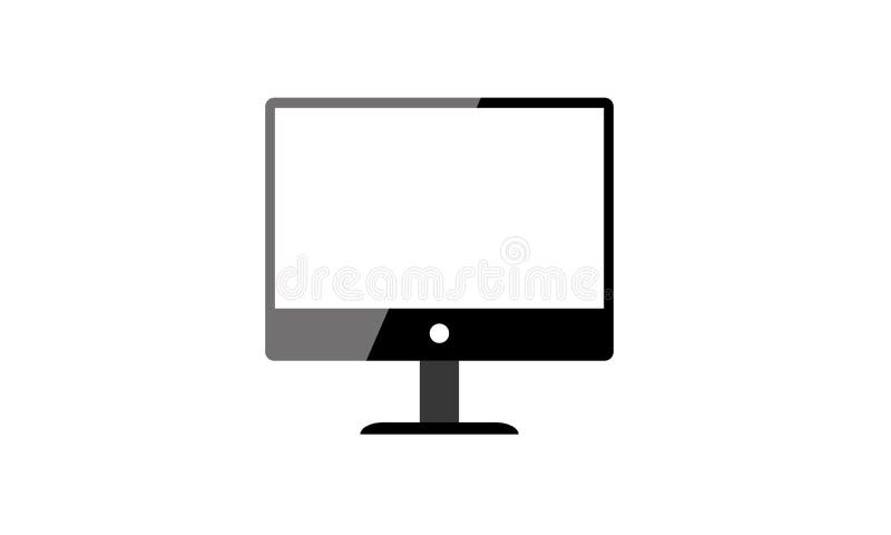 Vector LCD Icon - Display Icon - TV Mock-up Illustration Stock Vector ...
