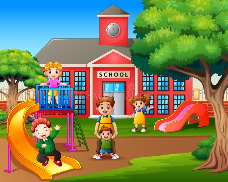 School Playtime Clipart