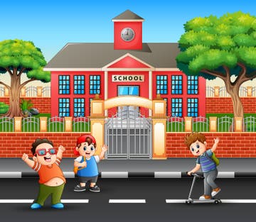 Cartoon Going Home School Stock Illustrations – 247 Cartoon Going Home ...