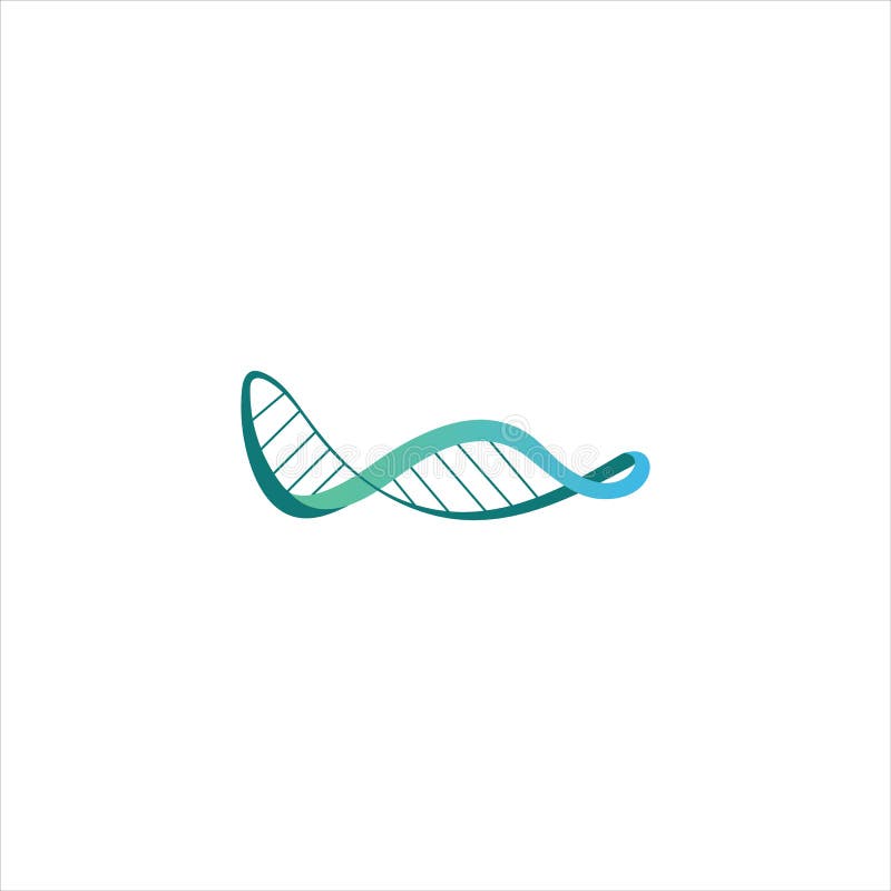 DNA Helix Logo Template. Genetics Vector Design. Biological ...