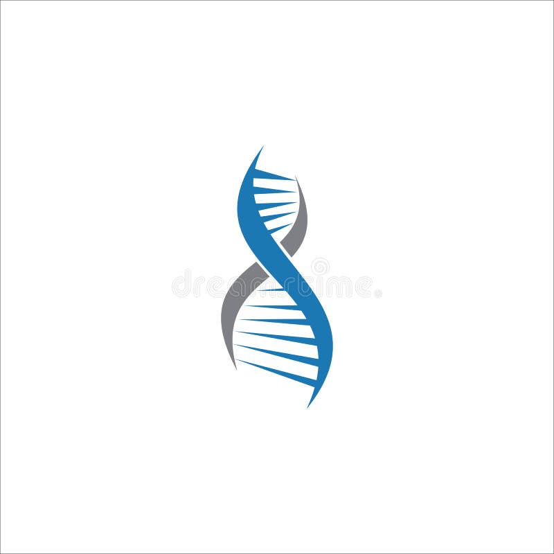 DNA Helix Logo Template. Genetics Vector Design. Biological ...