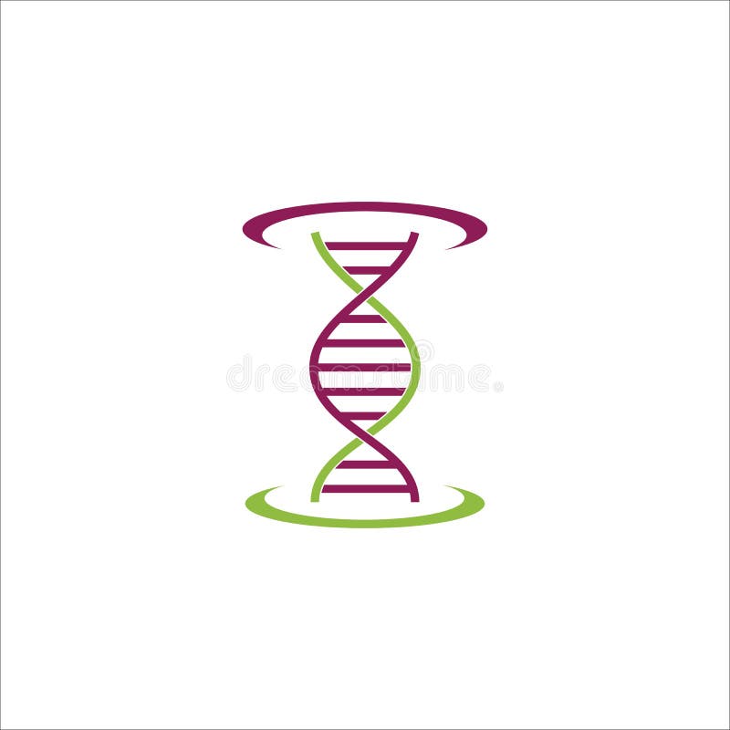 DNA Helix Logo Template. Genetics Vector Design. Biological ...