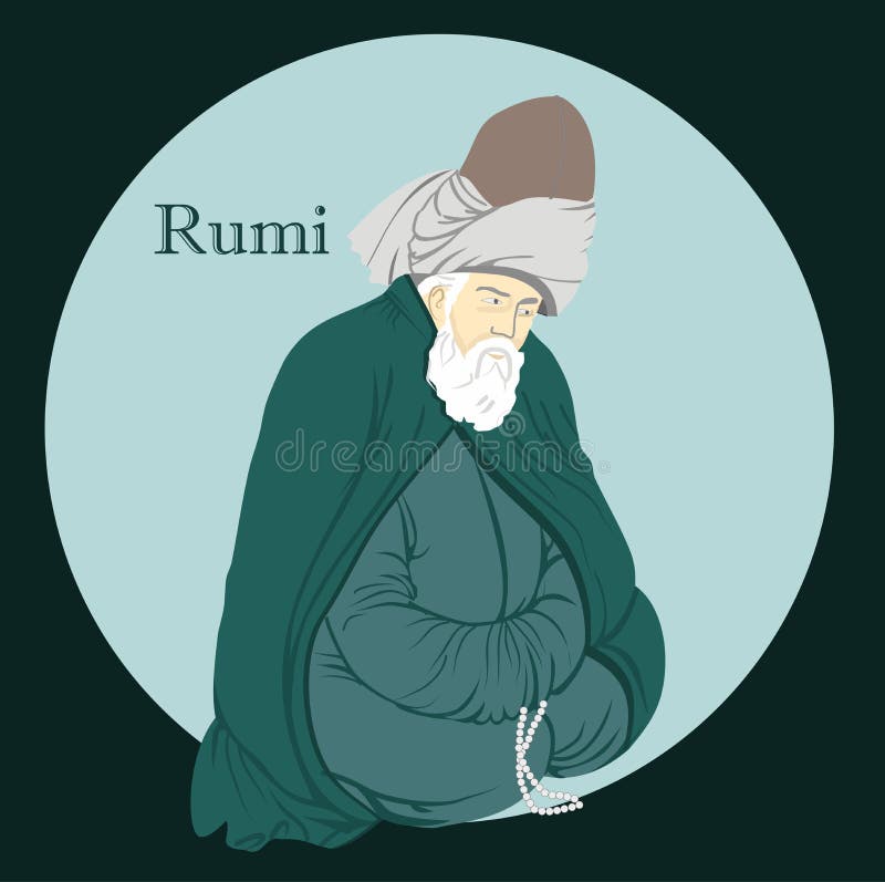 Mevlana Celaleddin Rumi is a Symbol of Tolerance and Peace. Stock ...