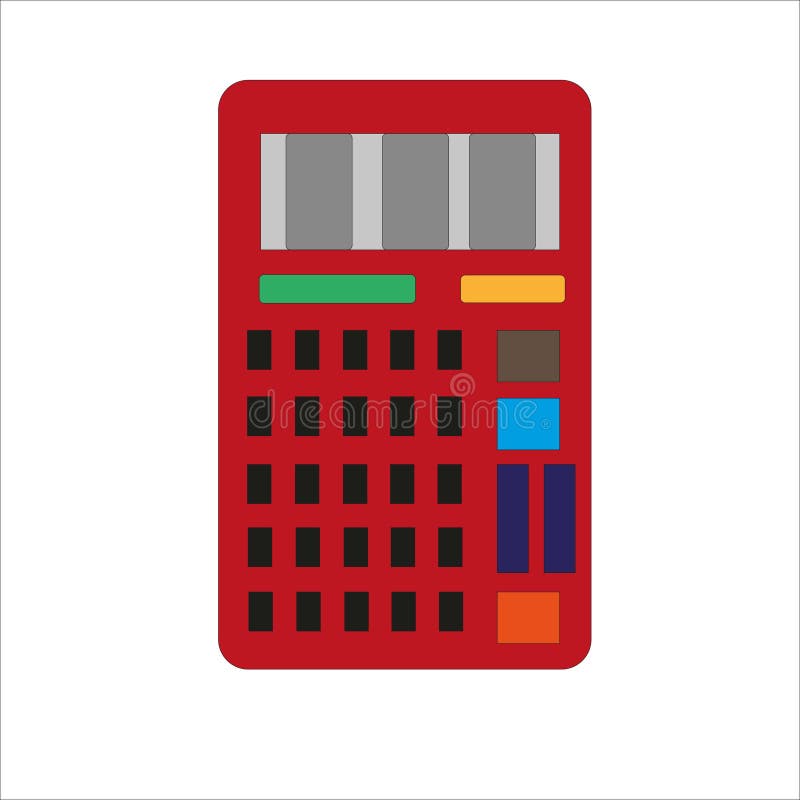 Basic color icons. stock vector. Illustration of delete - 42351896