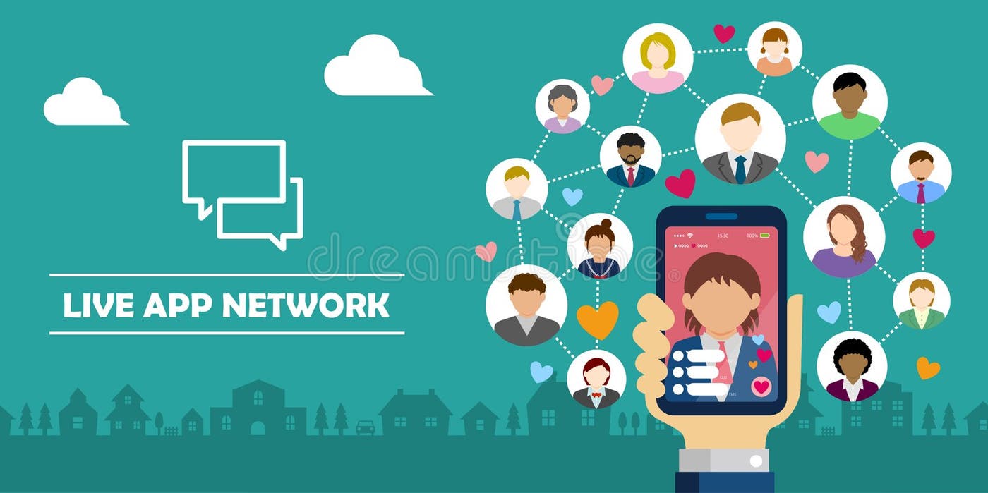 Sns App Stock Illustrations – 394 Sns App Stock Illustrations, Vectors ...