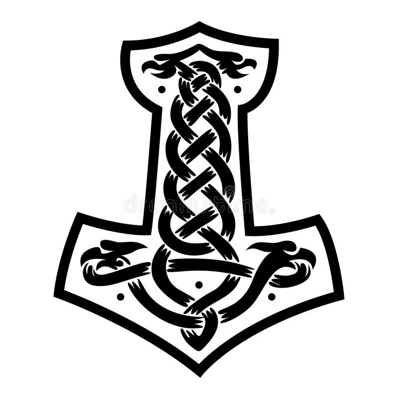 Mjolnir Stock Illustrations – 362 Mjolnir Stock Illustrations, Vectors ...