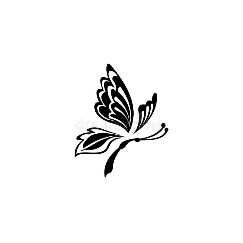 Butterfly Emblem Template for Branding, Design Elements Stock Vector ...