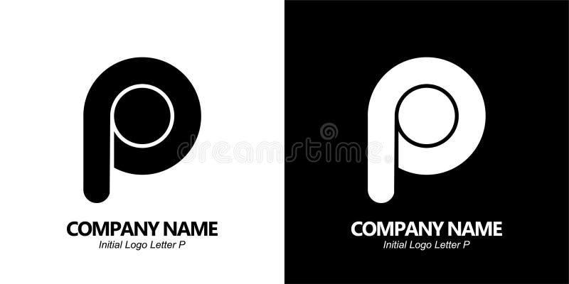 Initial Letter P Logo Vector Design Template. Initial P Minimalist Logo ...