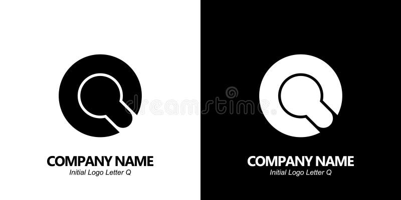 Initial Letter Q Logo Vector Design Template. Initial Q Minimalist Logo ...