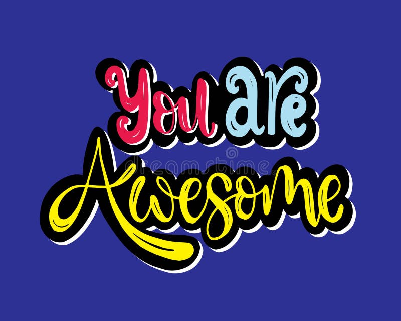 You Are Awesome Clip Art