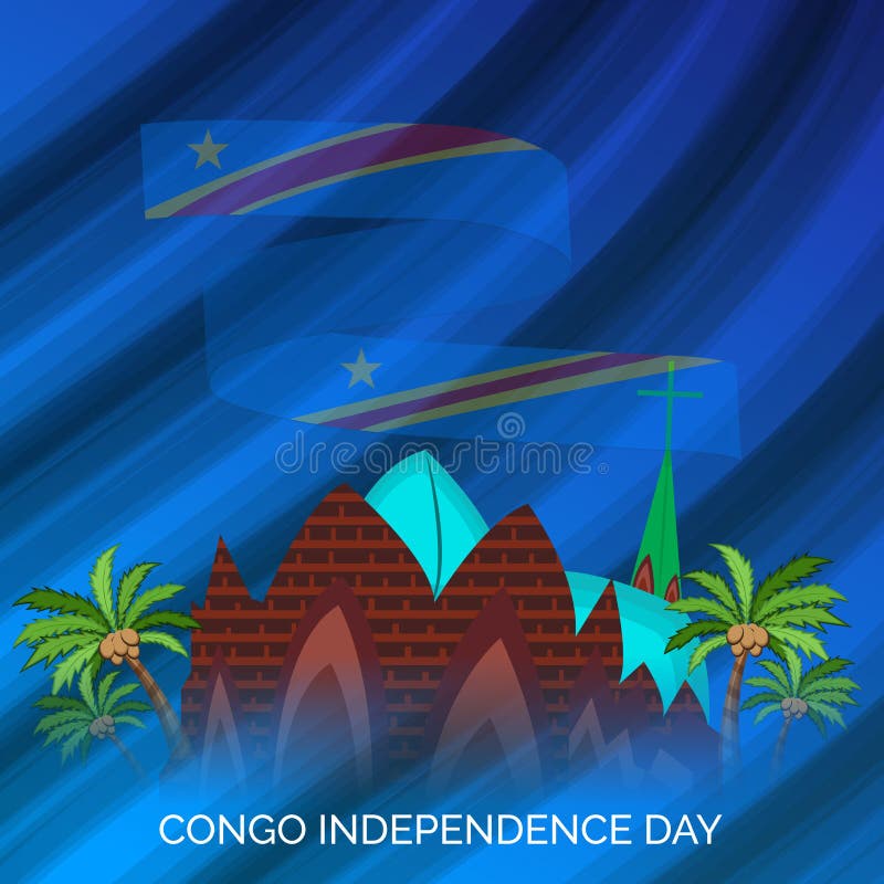 Congo Independence Day stock illustration. Illustration of congolese ...