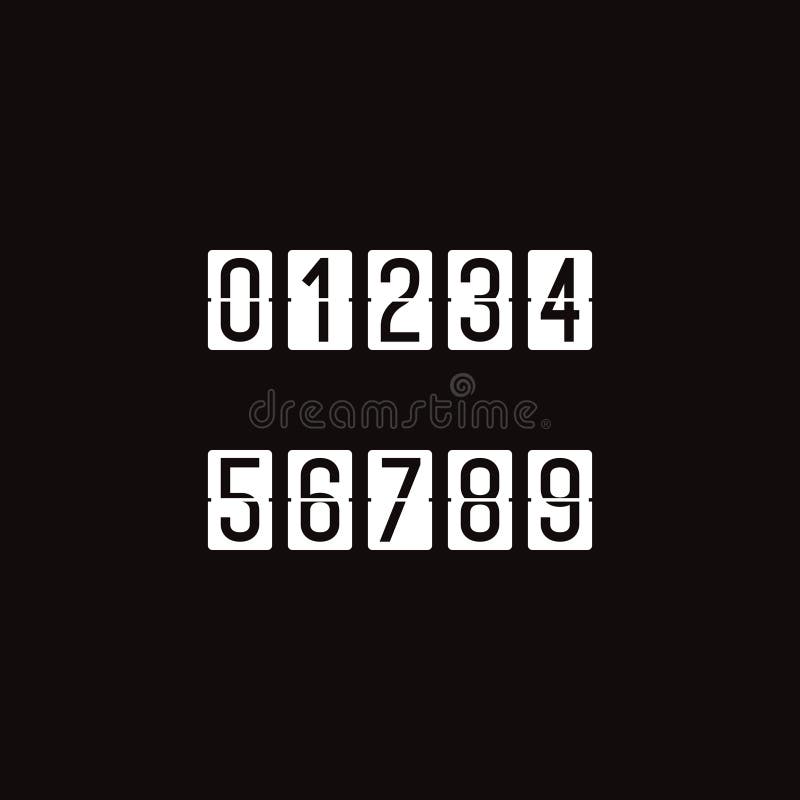 Countdown Timer, White Color Mechanical Scoreboard with Different ...