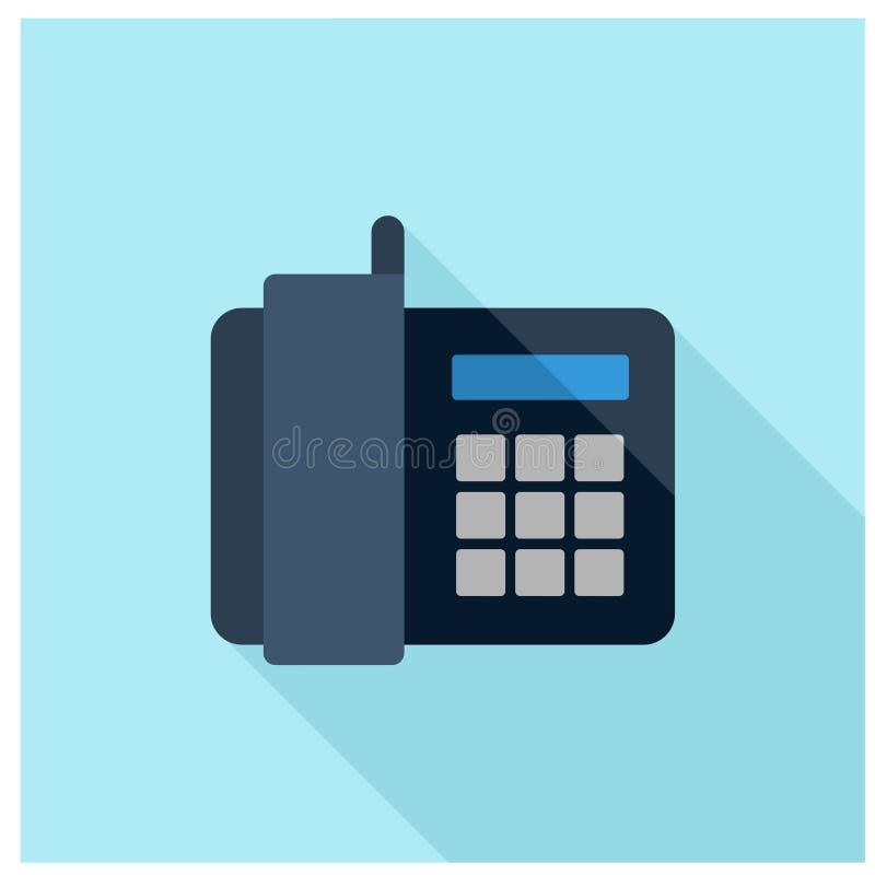 Telephone Simple Modern Flat Icons Vector Collection of Business Stock ...
