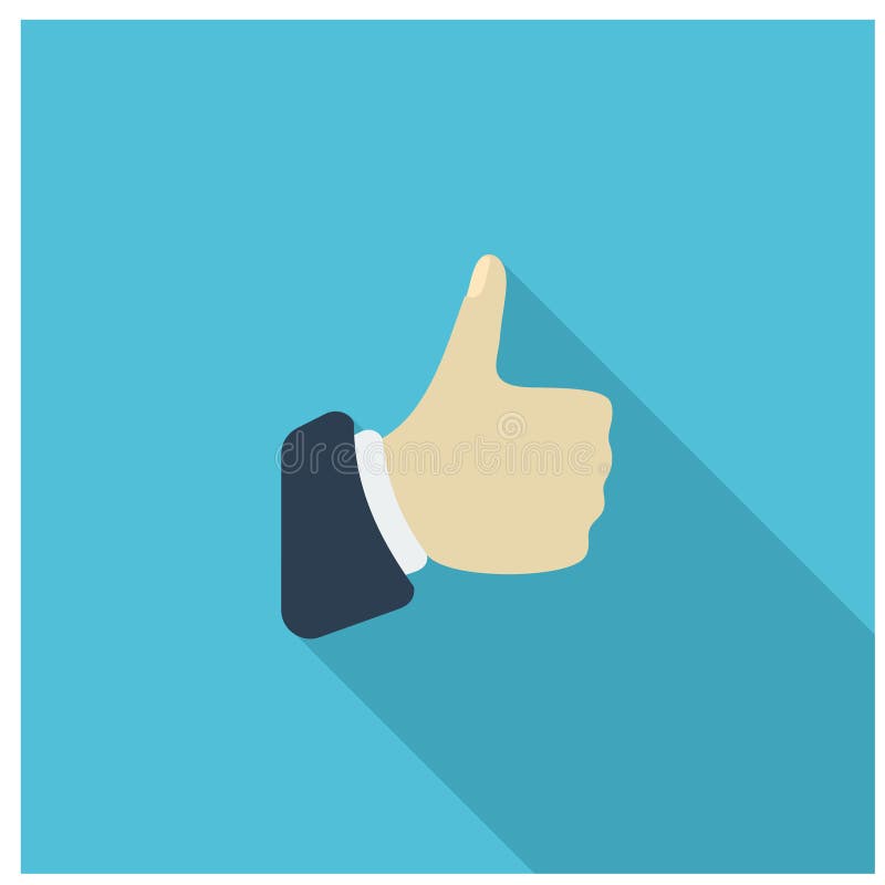 Thumbs Up Simple Modern Flat Icons Vector Collection of Business Stock ...