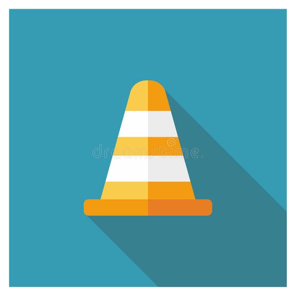Police Cone Simple Modern Flat Icons Vector Collection of Business ...