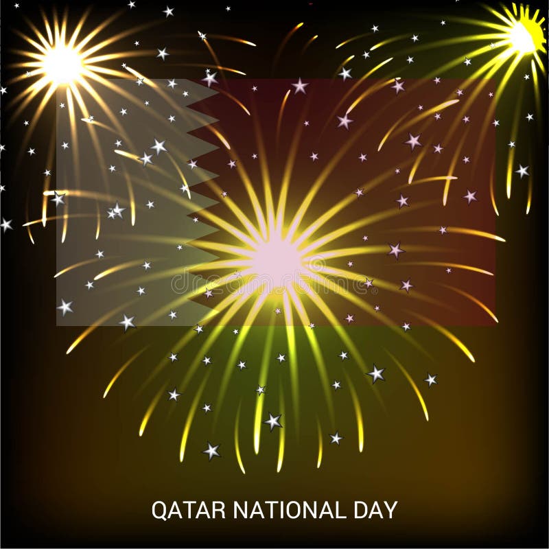 Qatar National Day stock illustration. Illustration of arab - 164234816
