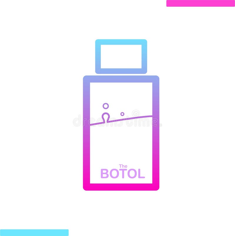 Bottle Water Logo for Company Vector Illustration Stock Vector ...