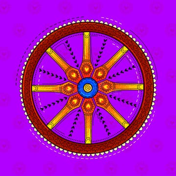 Konark Wheel Stock Illustrations – 48 Konark Wheel Stock Illustrations ...