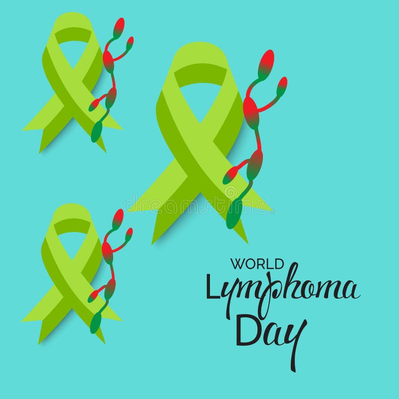 World Lymphoma Awareness Day September 15th Stock Illustration ...