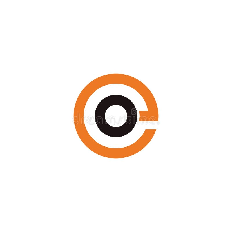 Eo Letter Vector Logo. E Letter Vector Logo Stock Vector - Illustration ...