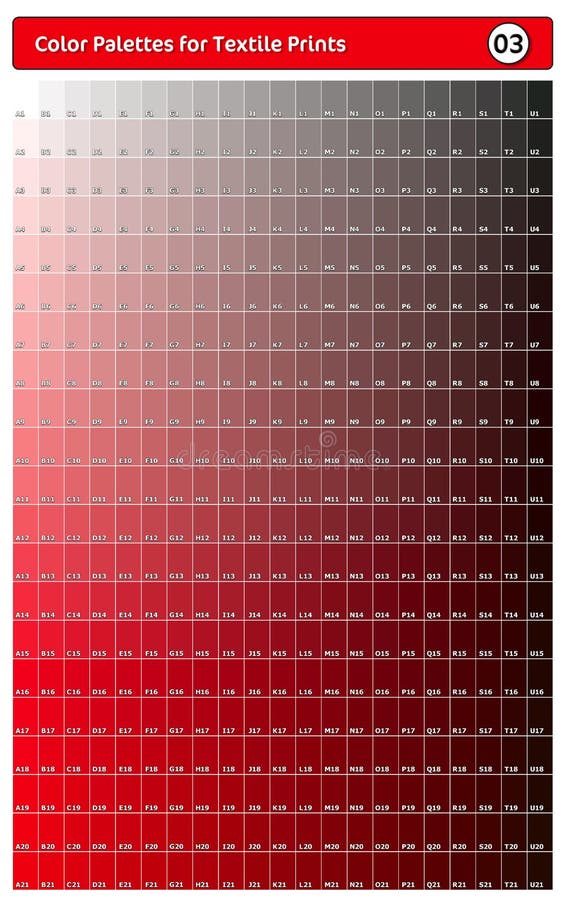 Colors Palette for Textile Prints - 03. Fashion Trend Colors Guide with ...