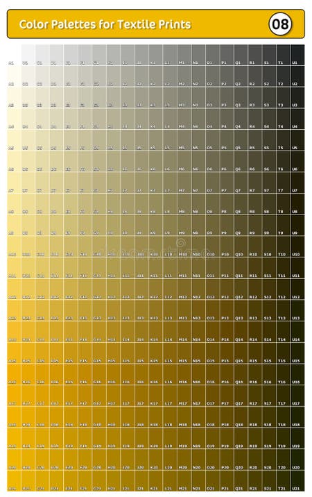 Colors Palette for Textile Prints - 08. Fashion Trend Colors Guide with ...