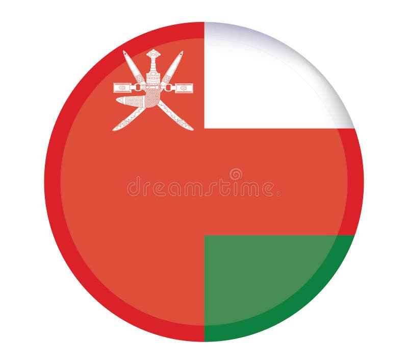National Oman Flag, Official Colors and Proportion Correctly. Stock ...