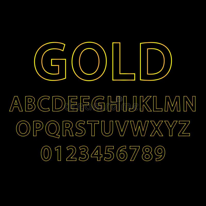 Elegant Black Friday Sale with Gold Text and Black Background Stock ...