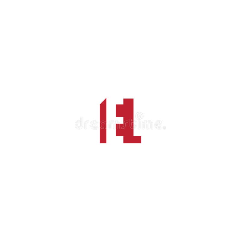 Initial Letter El or Le Logo Vector Logo Design Stock Vector ...