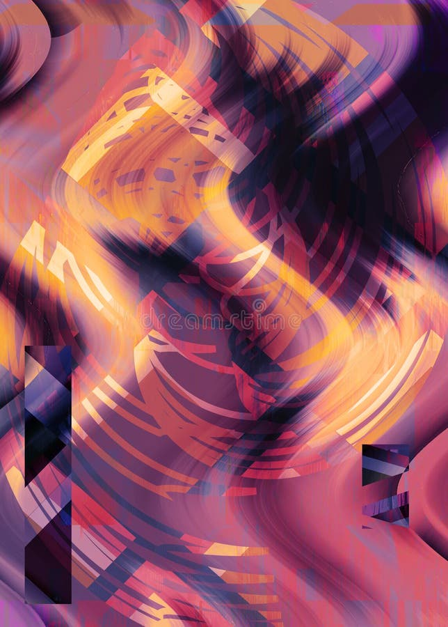 Collage Art. Abstract Creative Poster Template. Geometric Design, With ...