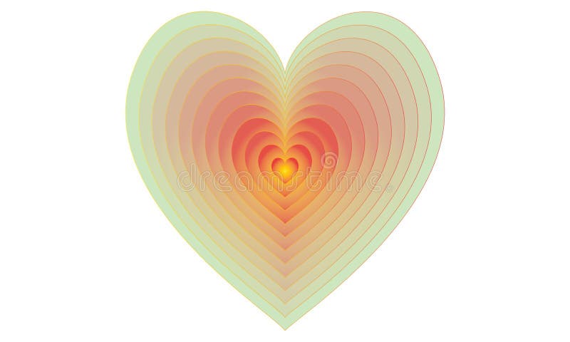 Abstract Design Background of Love Symbol, Vector Illustration EPS10 ...