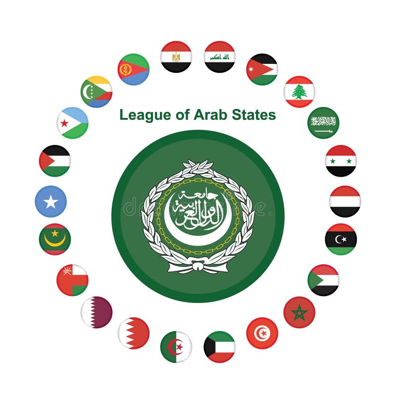 National Arab League Flag, Official Colors and Proportion Correctly ...