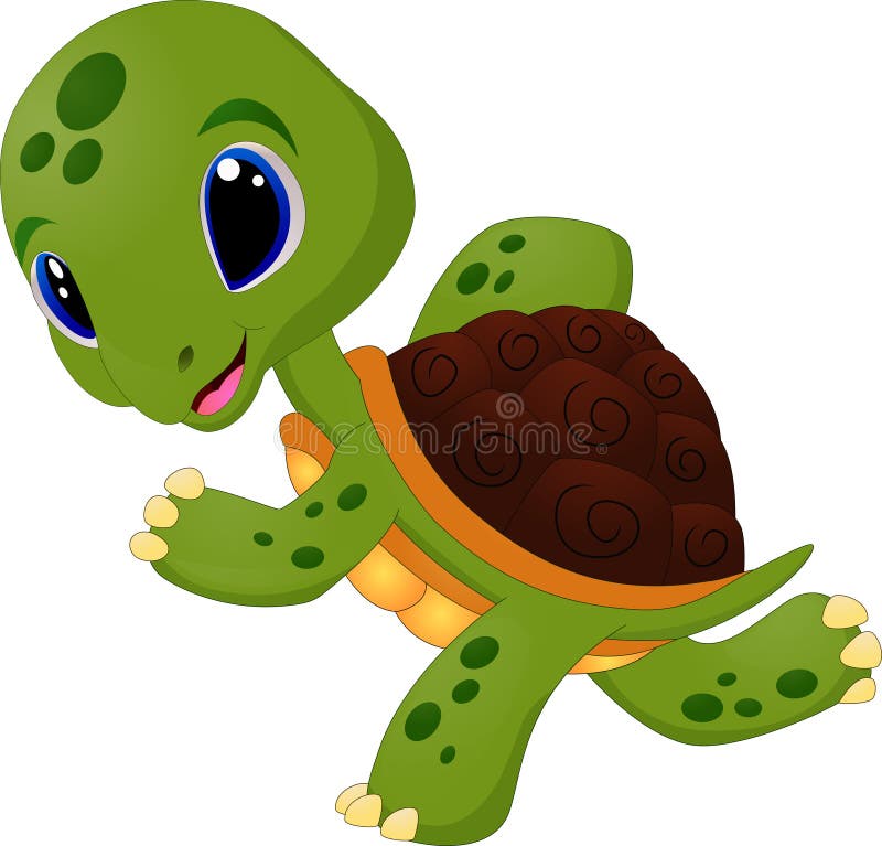 Girl Turtle Cartoon