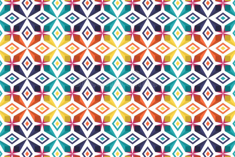 Cute Bright Seamless Pattern Background. Vector Illustration Bright ...