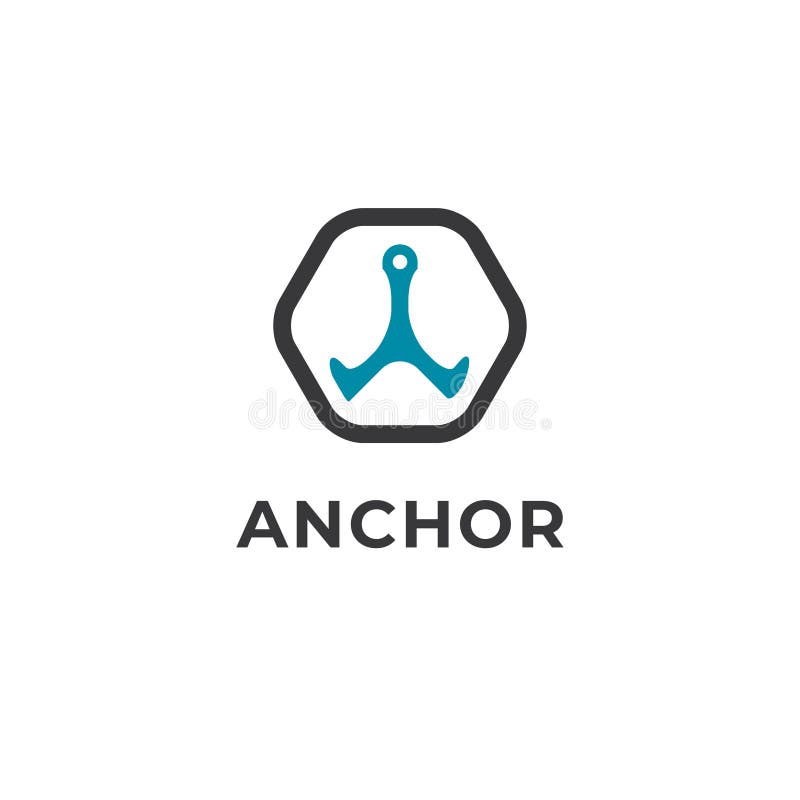 Anchor Vector Logo. Anchor Icon. Anchor Emblem. Anchor Badge. Vector ...