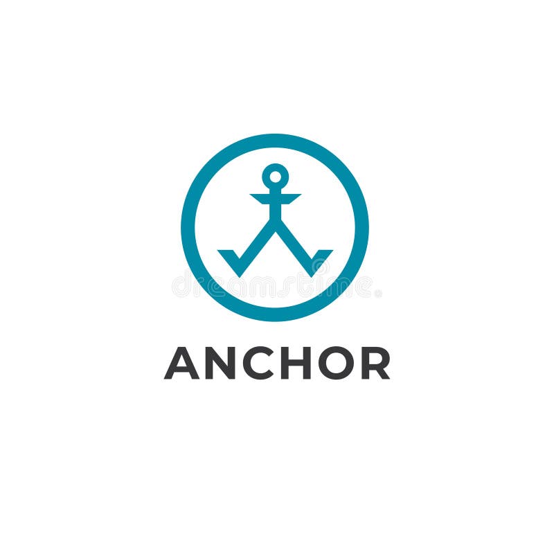 Anchor Vector Logo. Anchor Icon. Anchor Emblem. Anchor Badge. Vector ...