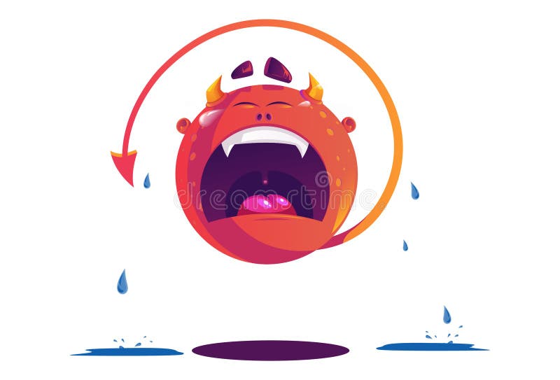 Monster Weeping Stock Illustrations – 42 Monster Weeping Stock ...