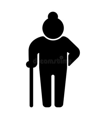 Pictogram Elderly Man Walking Stick Stock Illustrations – 324 Pictogram ...