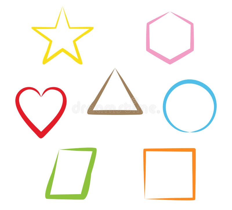 Shapes Wallpaper Art Cute Funny Vector Illustration Concept of Circles ...