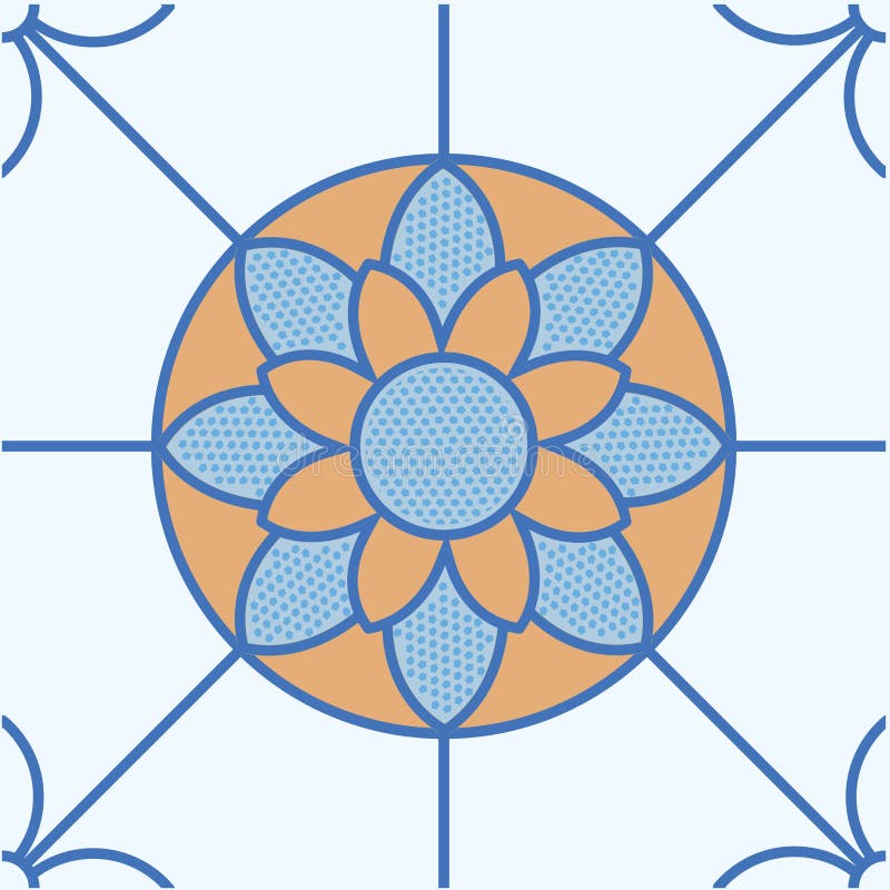 Wallpaper a Floor Design Flower Vector Illustration Concept. Seamless ...