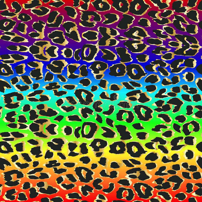 Leopard Background. Seamless Pattern Stock Vector - Illustration of ...