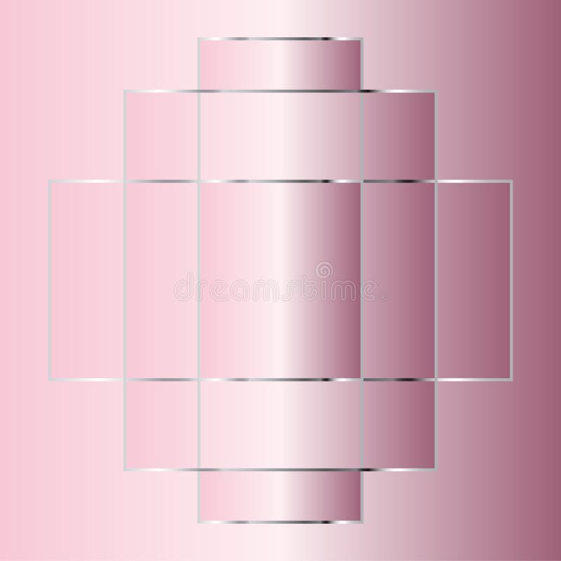 Abstract Geometric Gradient Background with Square Line Stock Vector ...