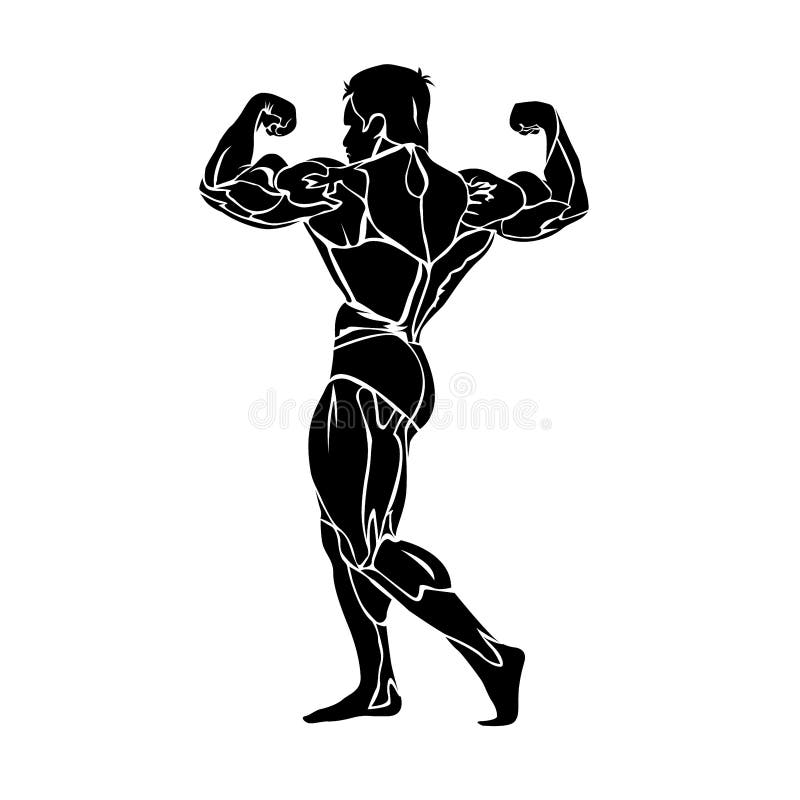 Bodybuilding, Power Lifting, Strongman, Gym, Fitness, Vector ...
