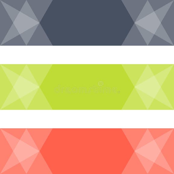 Set of Triangle Banner. Pattern for Your Design Stock Vector ...