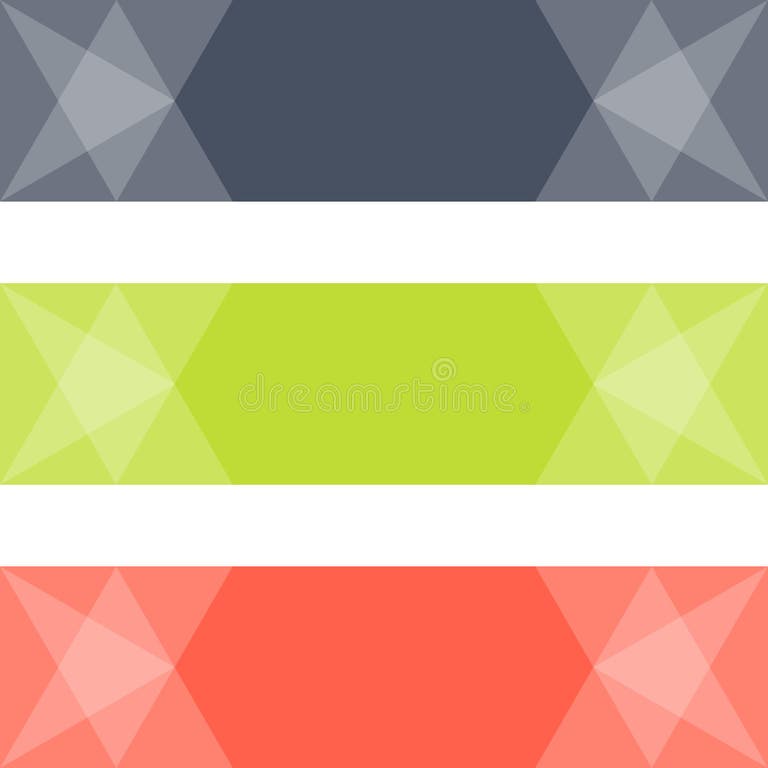 Set of Triangle Banner. Pattern for Your Design Stock Vector ...