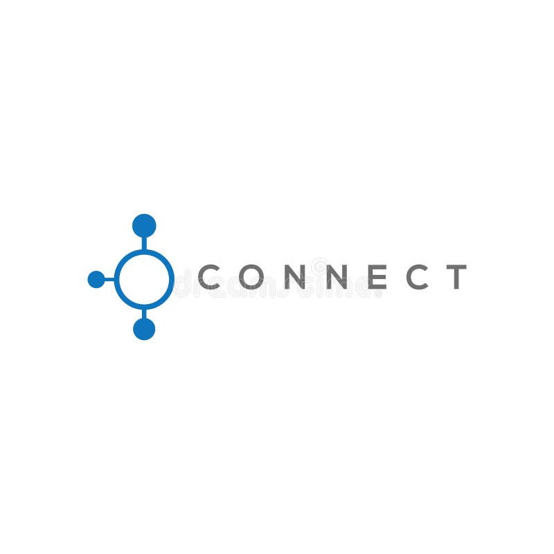 Connect Technology Relation Communications Company Vector Design ...