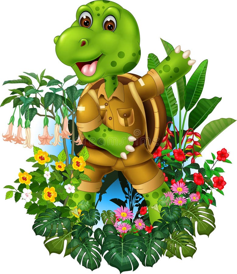 Green Turtle Red Rose Stock Illustrations – 13 Green Turtle Red Rose ...