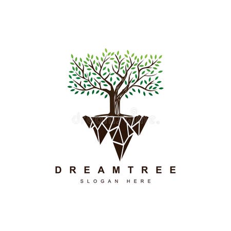 Dream Tree Logo Design Template Stock Vector - Illustration of abstract ...